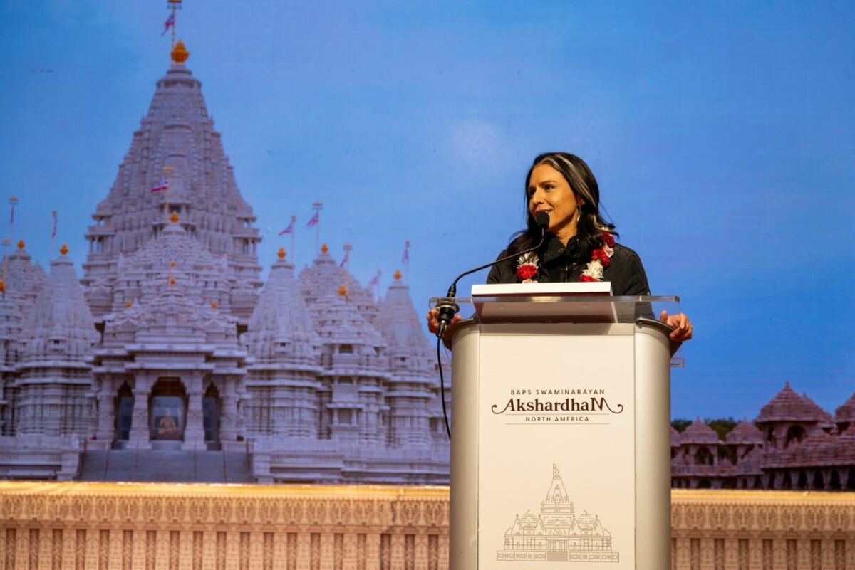Former Congresswoman Tulsi Gabbard's Inspirational Visit to BAPS ...